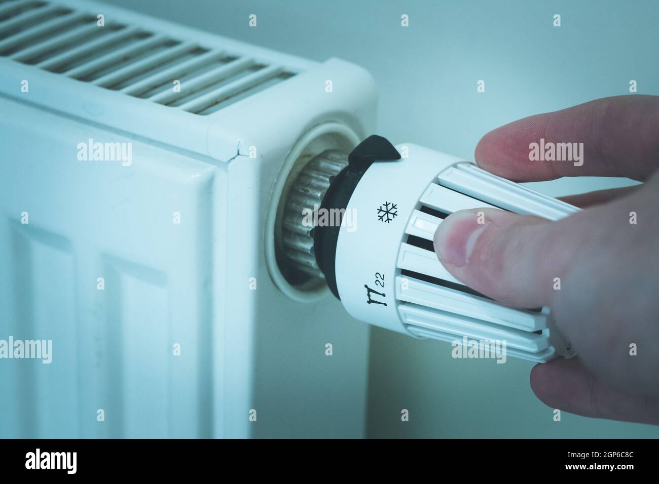 Close up picture of a heat regulator Stock Photo - Alamy