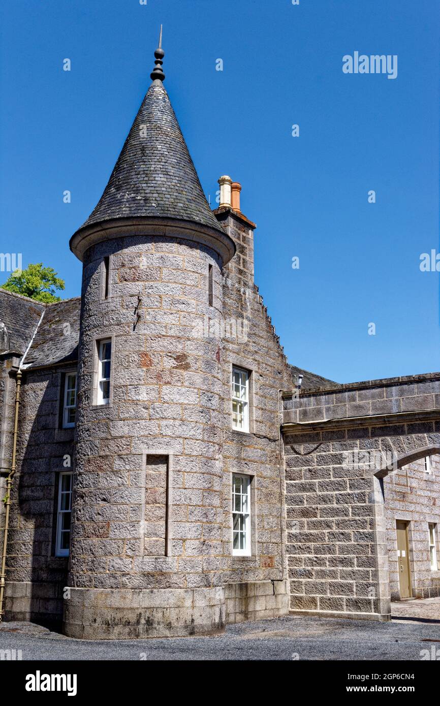 Balmoral Scottish Royal Scots baronial revival style castle and grounds ...