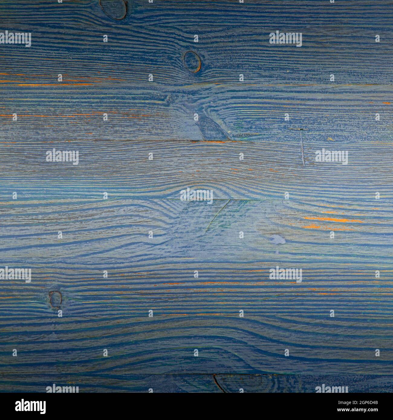 Old wooden background with horizontal blue boards. layout, space for ...