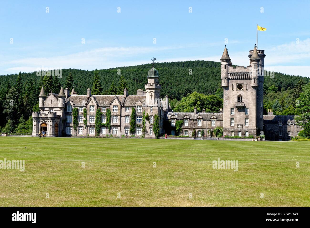 Balmoral Scottish Royal Scots baronial revival style castle and grounds ...