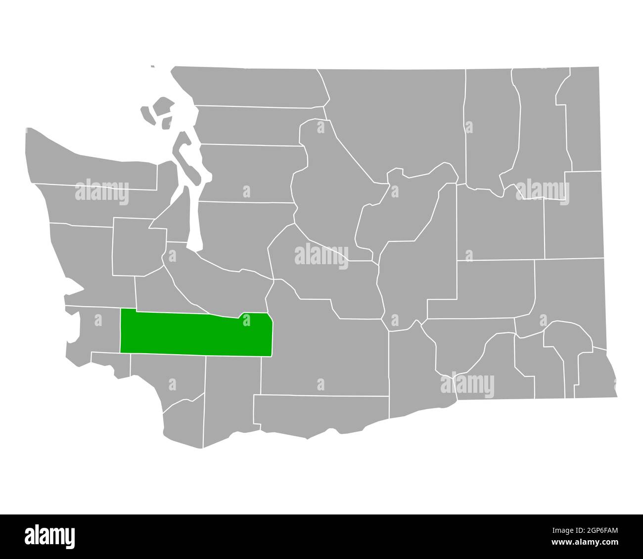 Map of Lewis in Washington Stock Photo - Alamy
