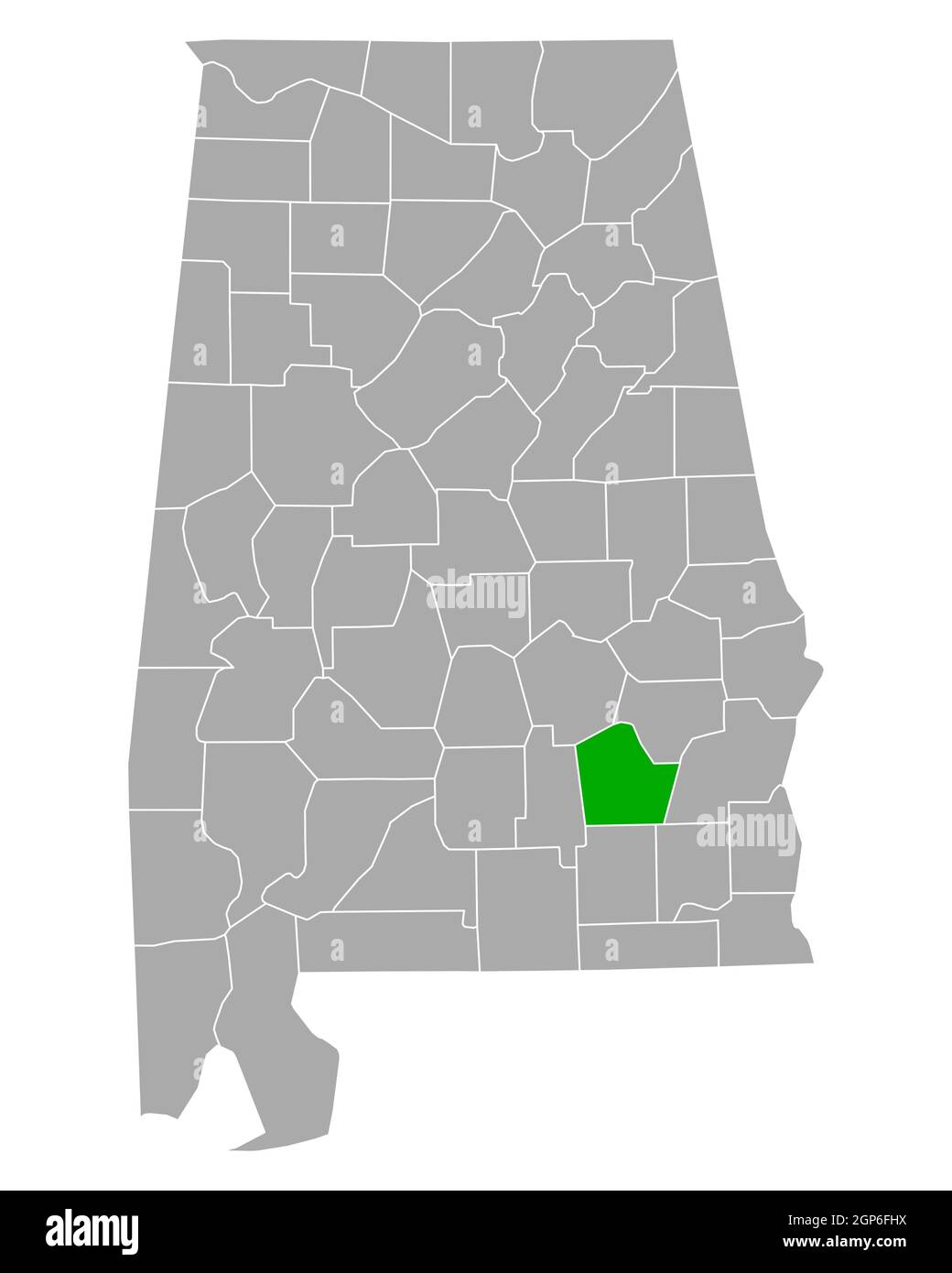 Map of Pike in Alabama Stock Photo - Alamy