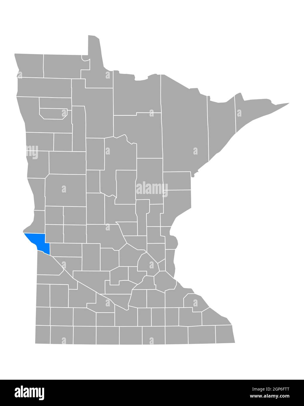 Map of Big Stone in Minnesota Stock Photo - Alamy