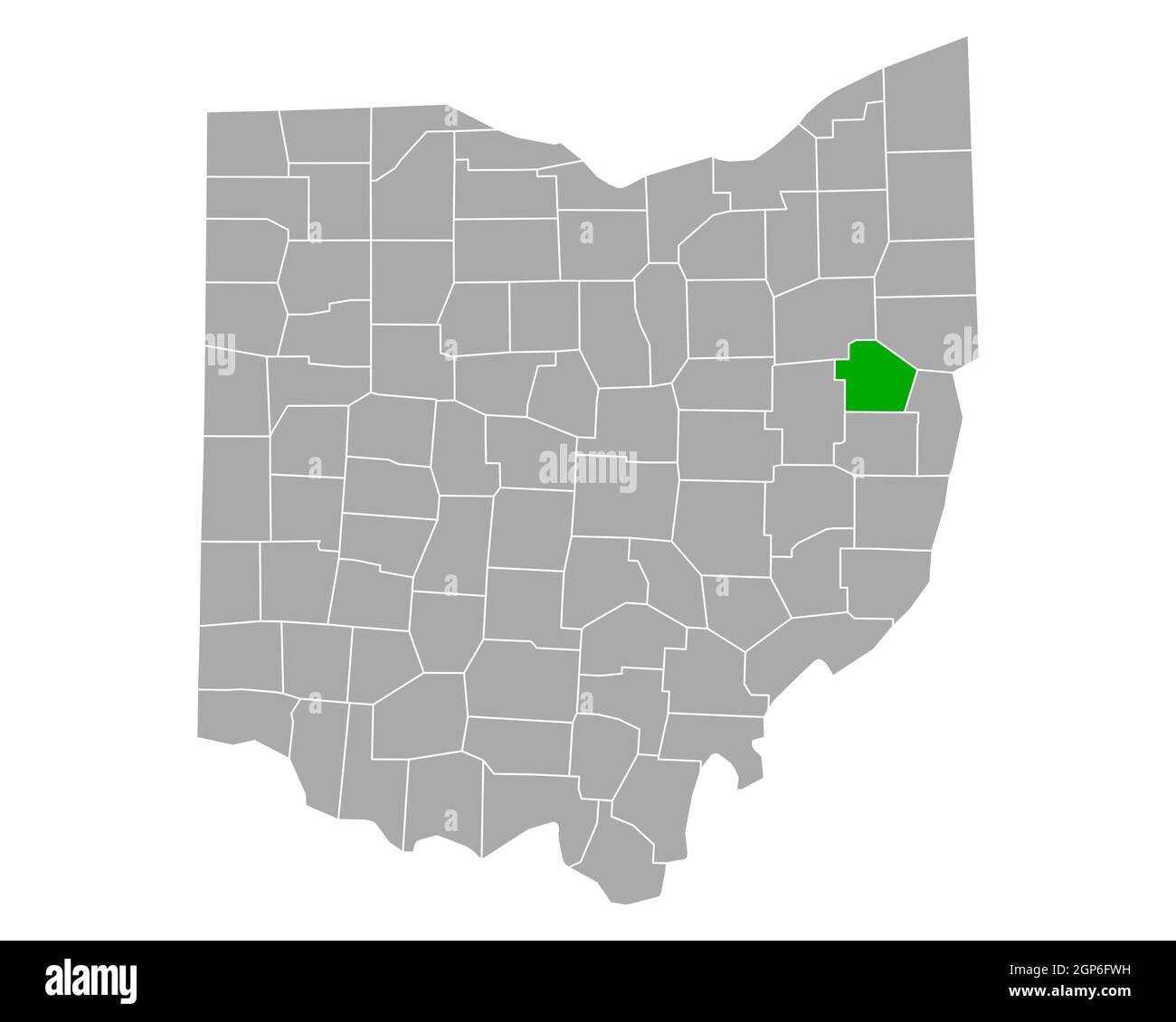 Carroll ohio map hi-res stock photography and images - Alamy