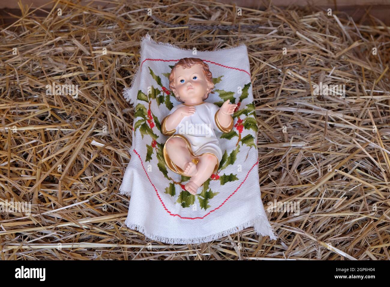 Baby Jesus figure, Nativity scene, Archbishop's Divine Seminary in ...