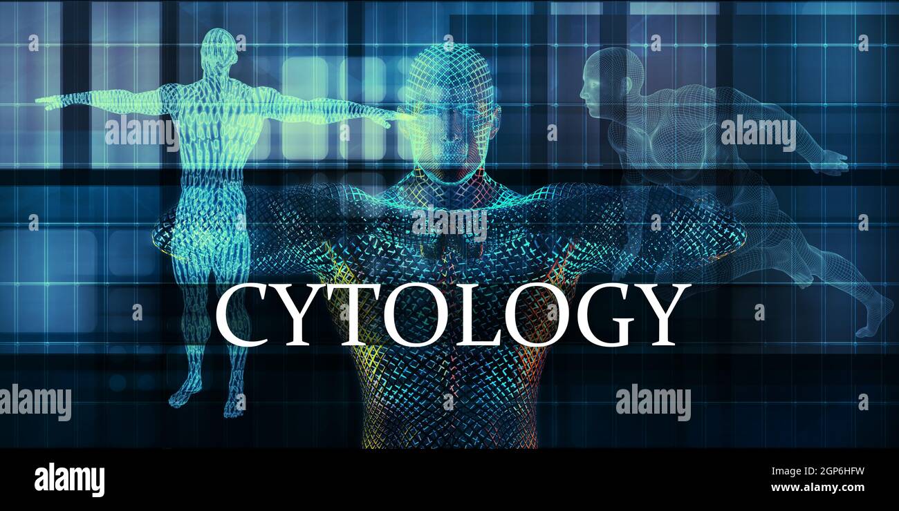 Cytology Medicine Study as Medical Concept Stock Photo - Alamy