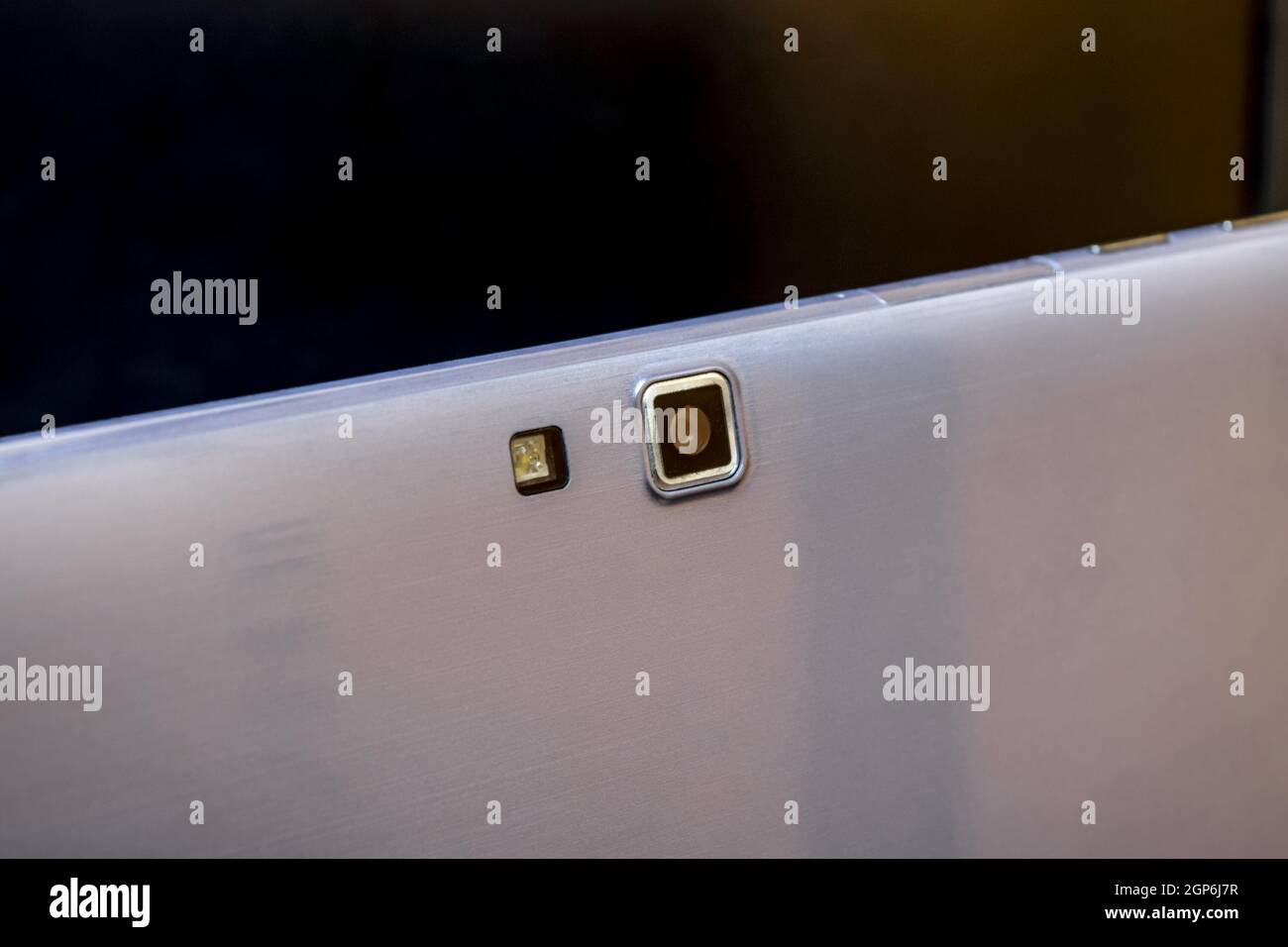 Web camera, attached to the monitor. Equipment for video Stock Photo ...