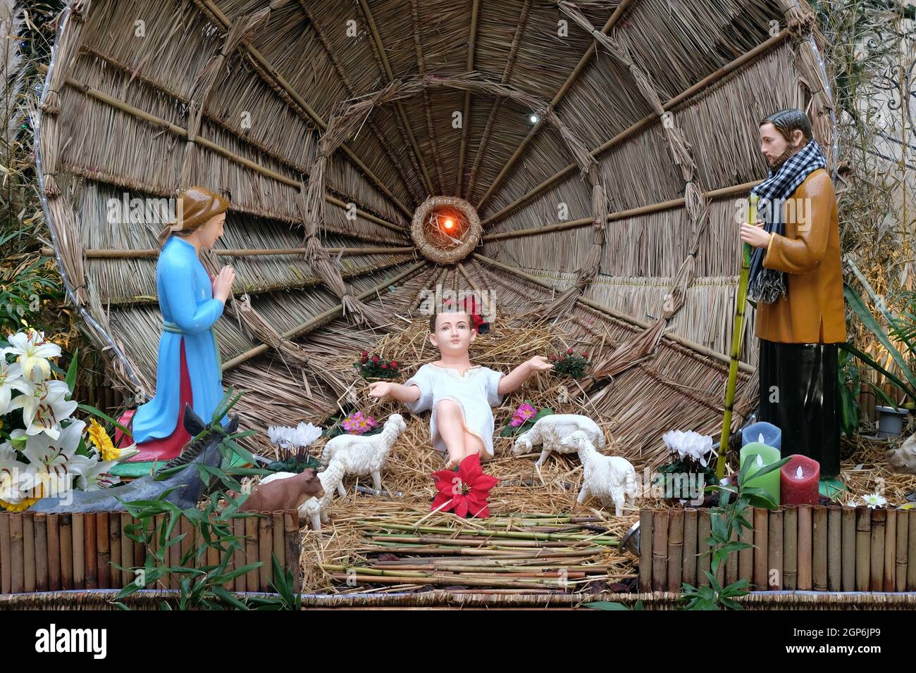 Nativity Scene, Birth of Jesus, Chapel of Epiphany at the Seminar of ...