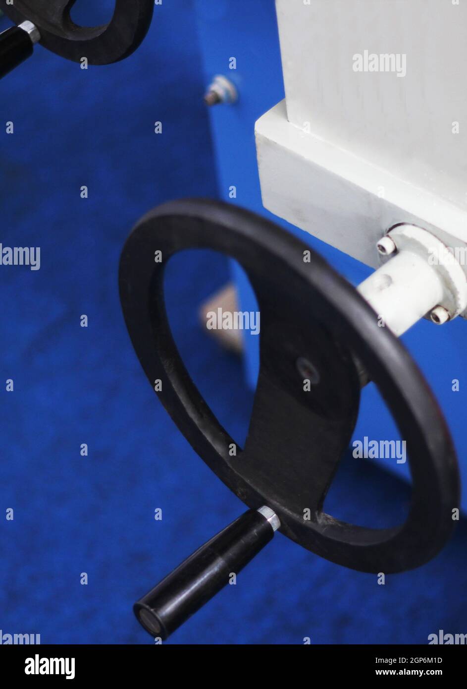 hand wheel for controlling the fuction of machinery in an indusry Stock ...