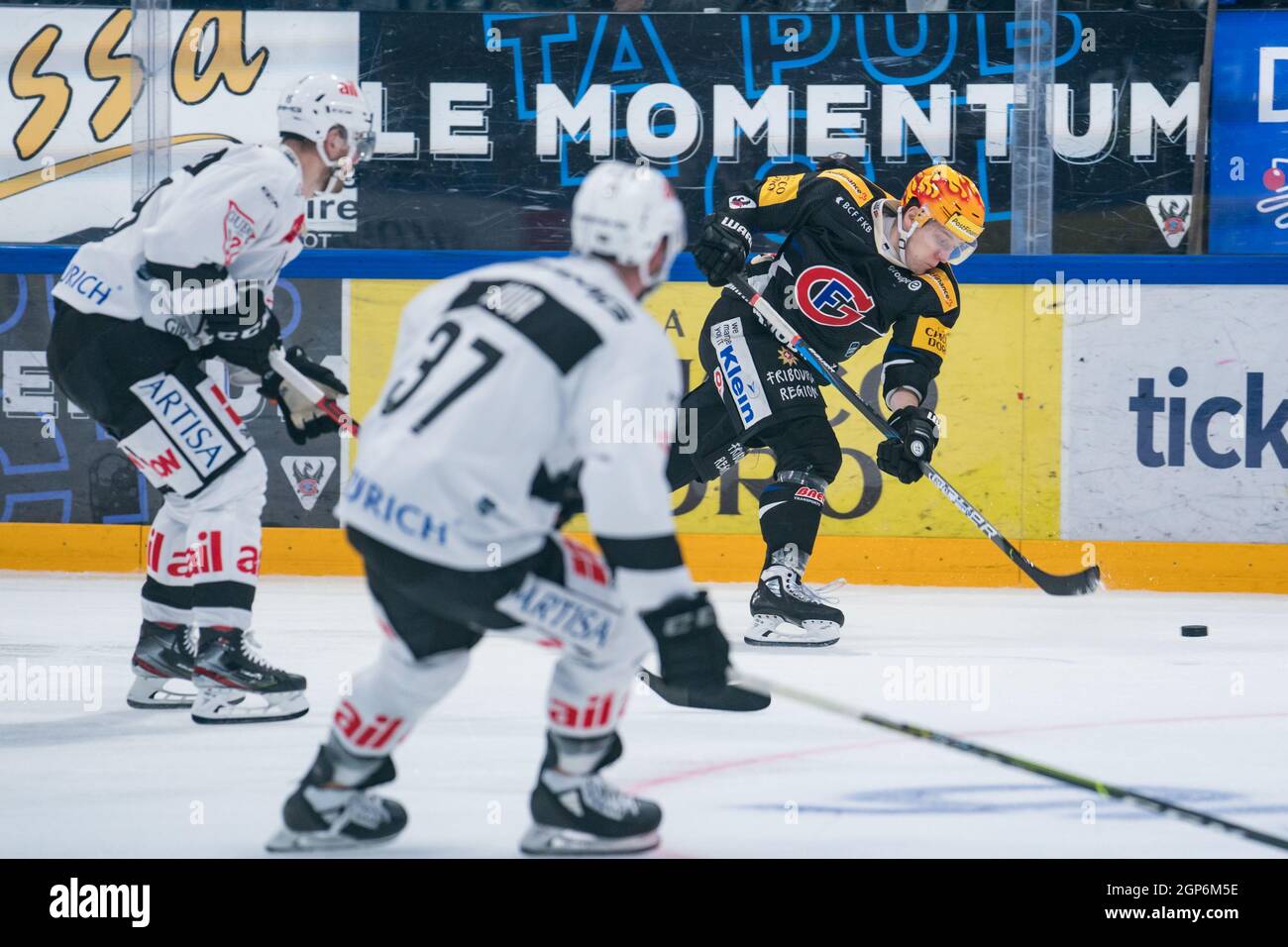 Friborg, Switzerland. 28th Sep, 2021. 09/28/2021, Friborg, BCF Arena ...