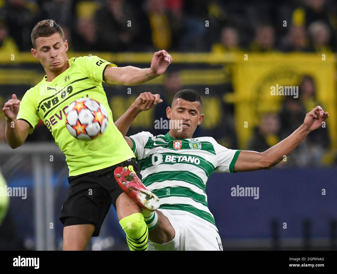 Dortmund, Germany. 28th Sep, 2021. Football: Champions League, Borussia ...
