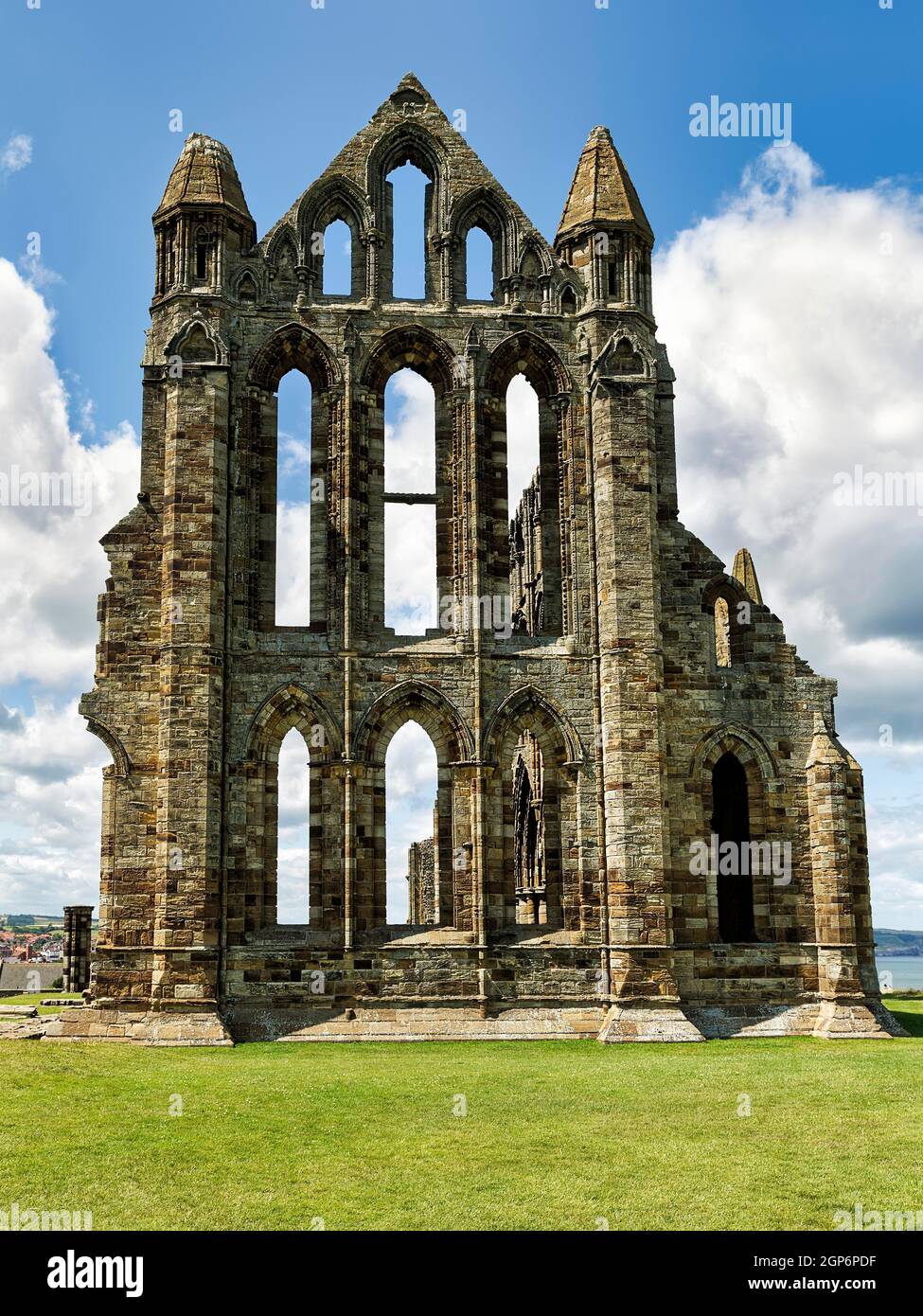 Ruins of Whitby Abbey Gothic Monastery, Whitby, Yorkshire, Yorkshire ...