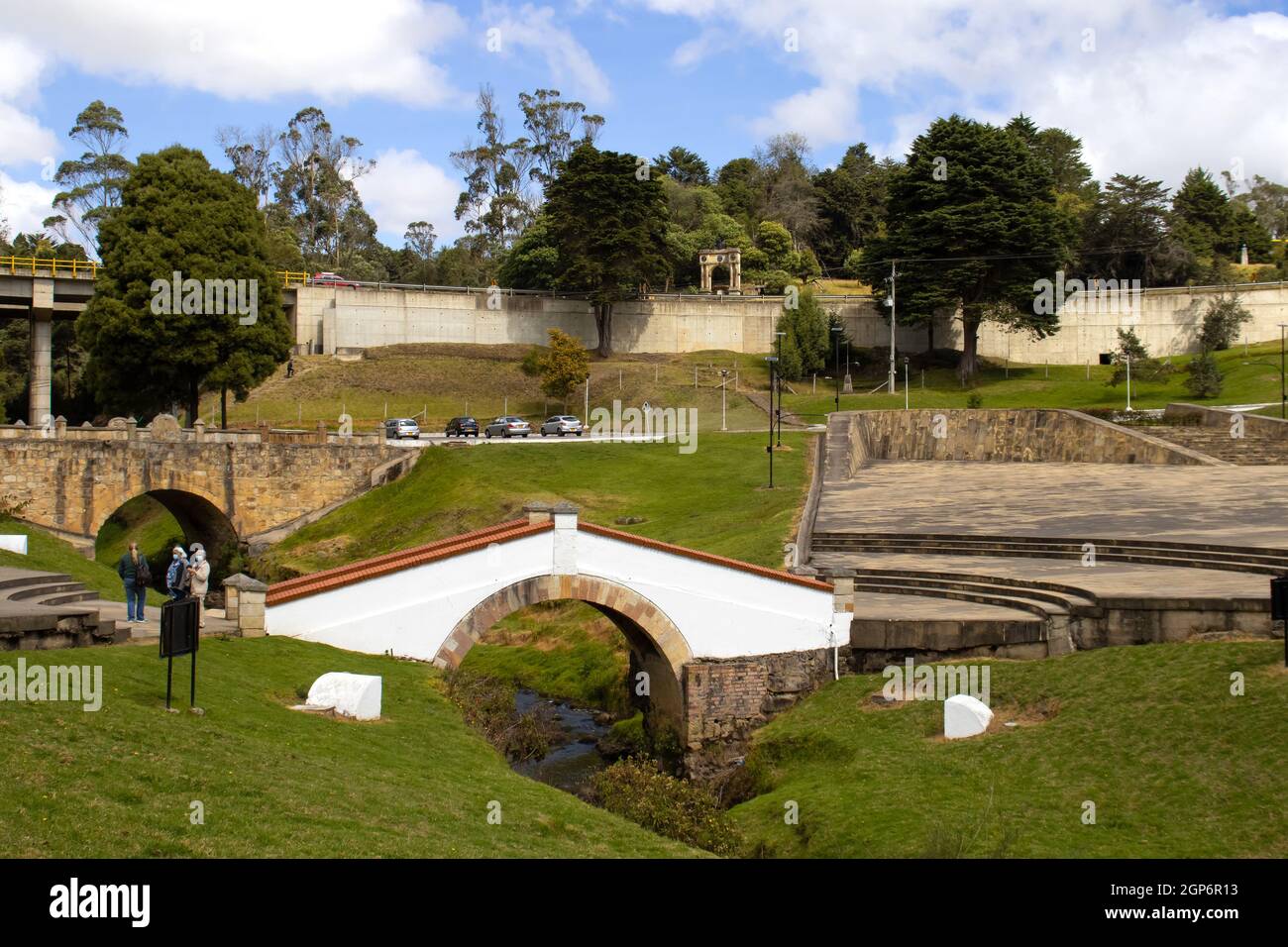 The famous historic Bridge of Boyaca in Colombia. The Colombian ...