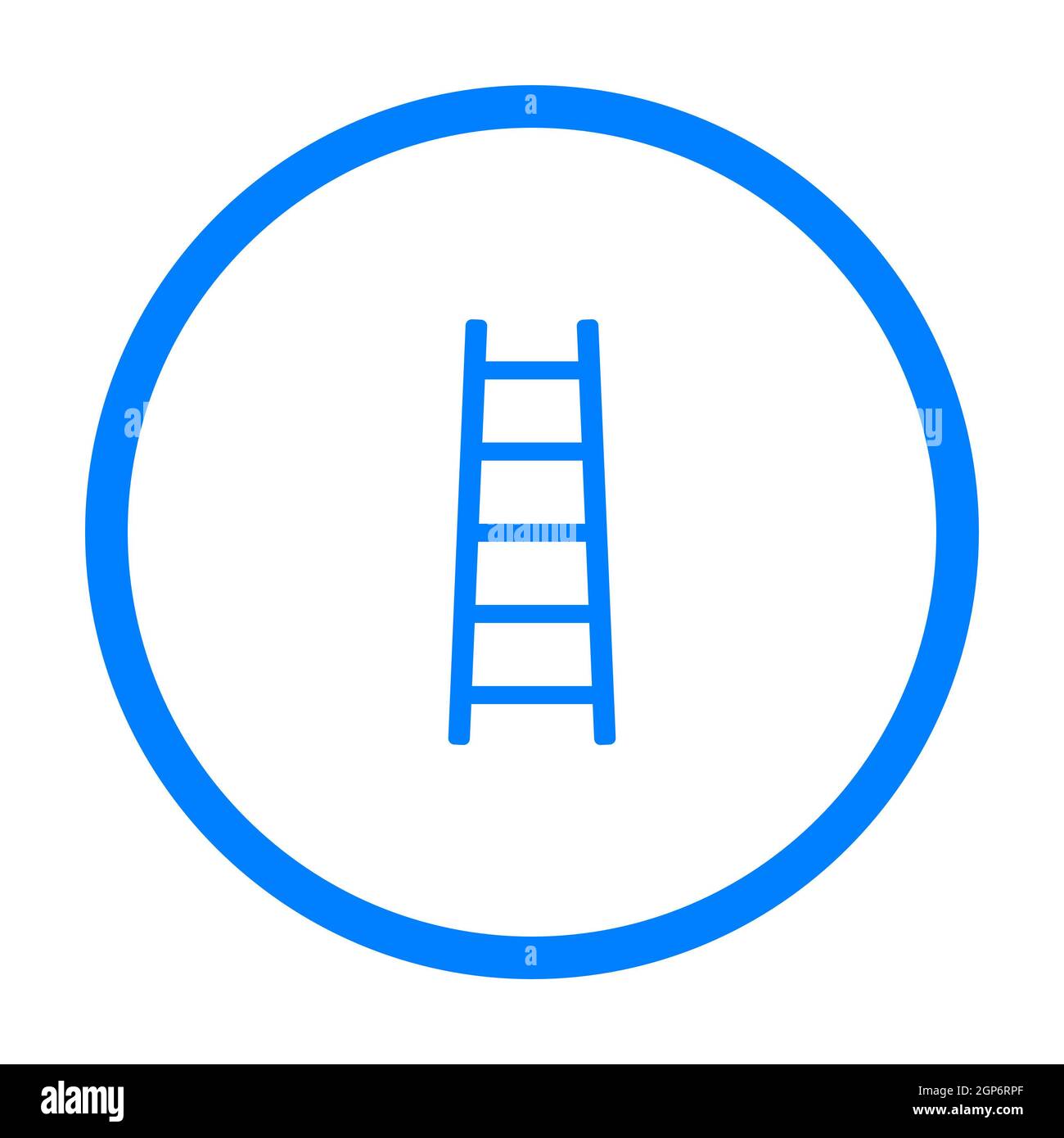 Ladder and circle Stock Photo - Alamy