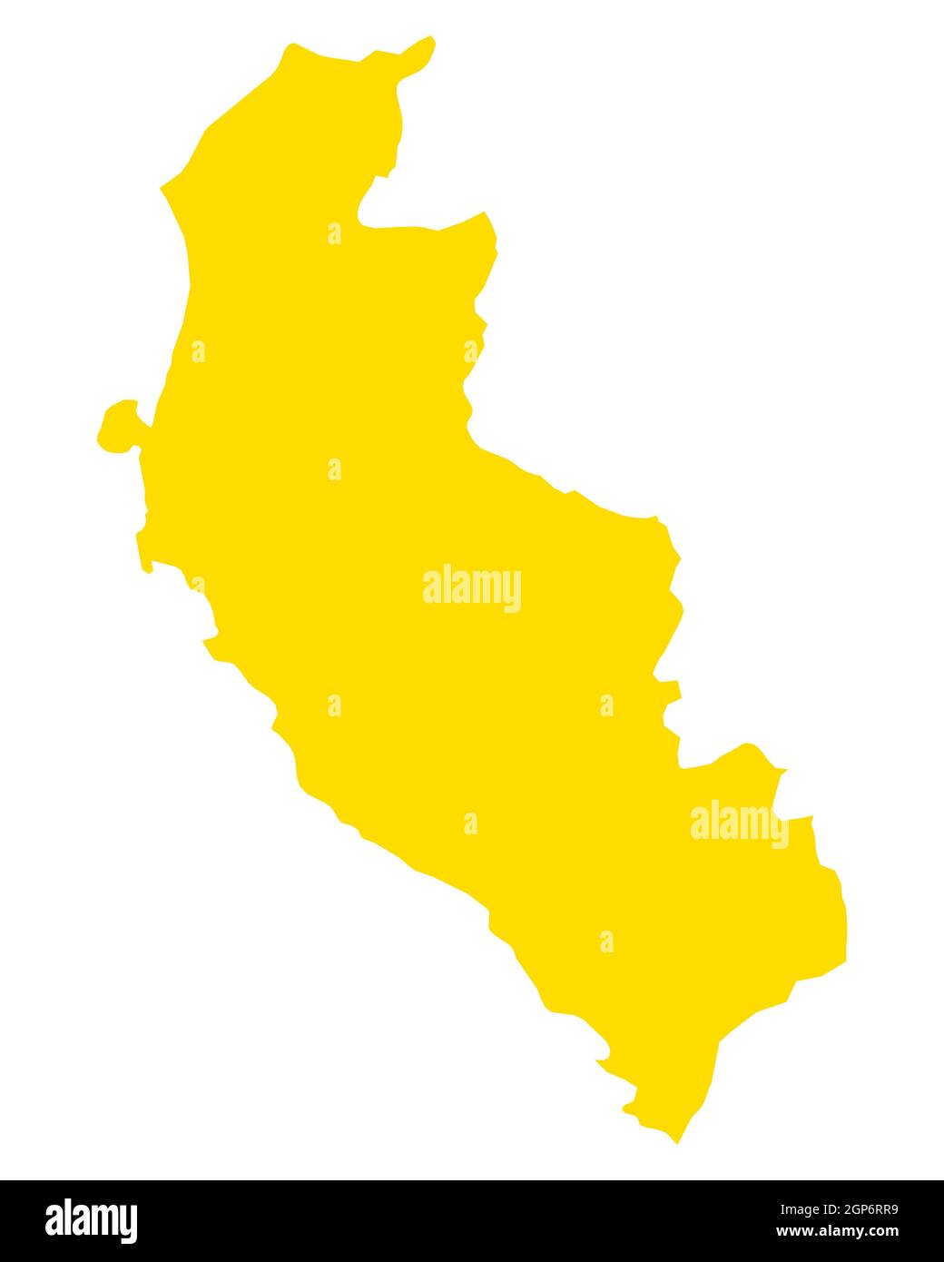 Map of Ica Stock Photo - Alamy