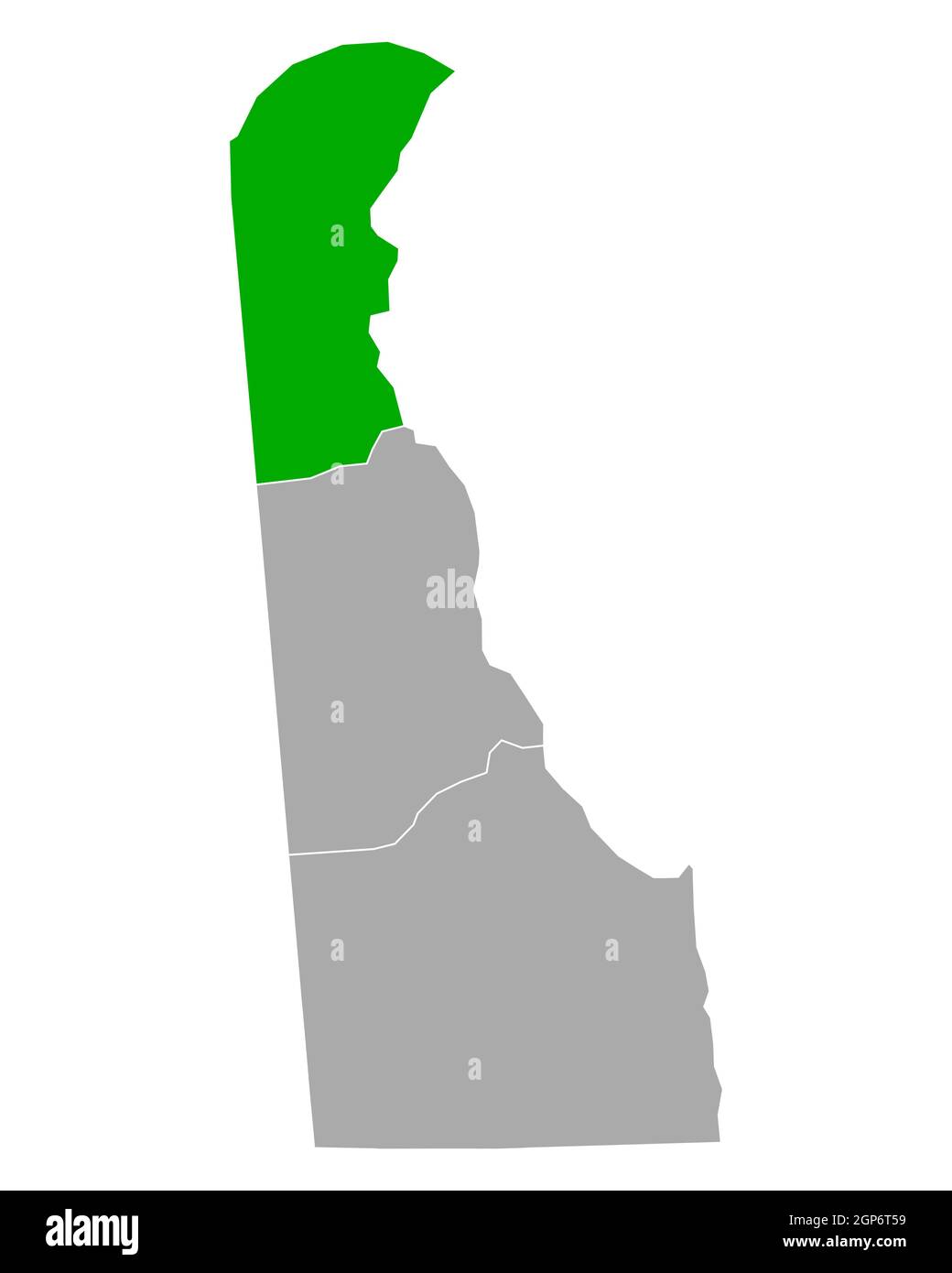 Map of New Castle in Delaware Stock Photo - Alamy