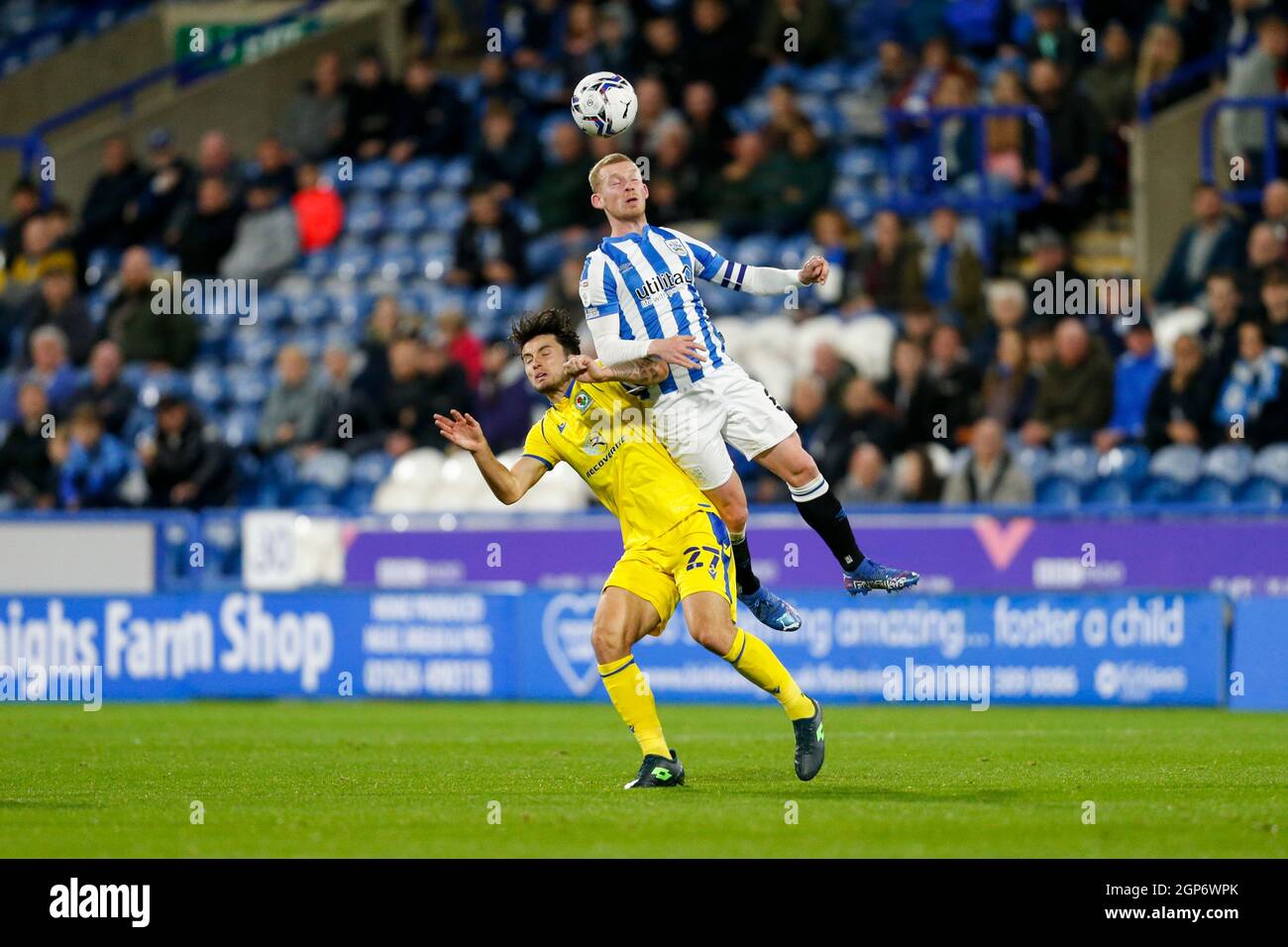 Lewis Travis #27 of Blackburn Rovers and Lewis O'Brien #8 of ...