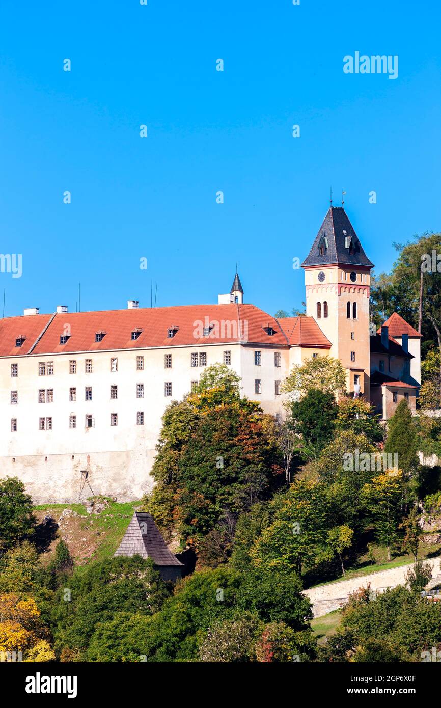 Vimperk castle, Czech Republic Stock Photo - Alamy