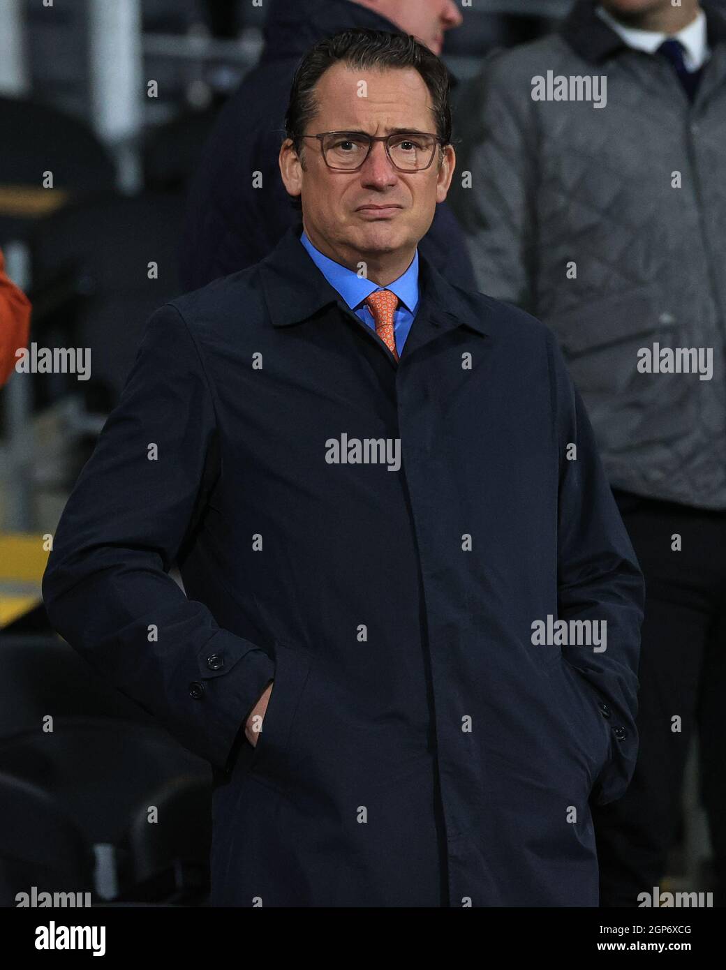 Simon Sadler owner of Blackpool FC is in attendance Stock Photo - Alamy