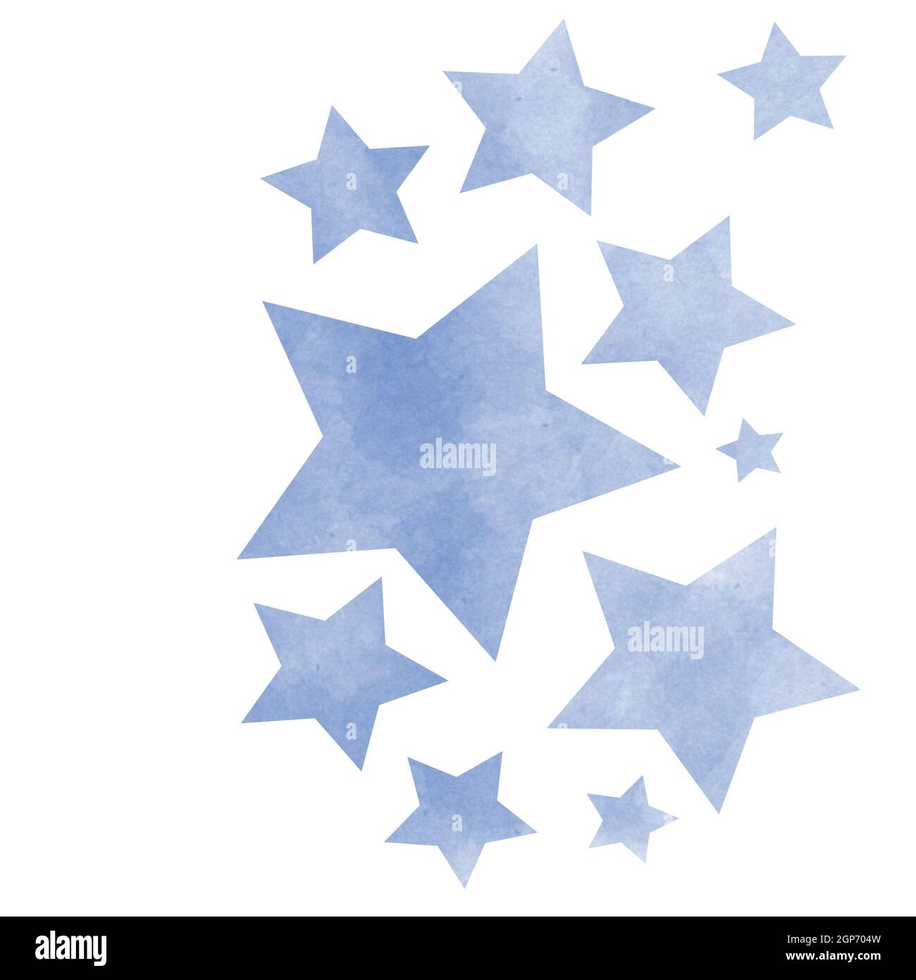 Many stars painted with paints, watercolor texture. background Stock ...