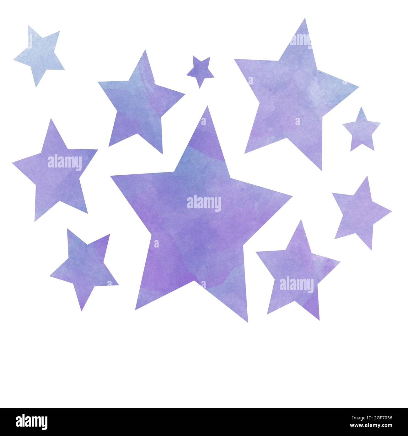 Many stars painted with paints, watercolor texture. background Stock ...