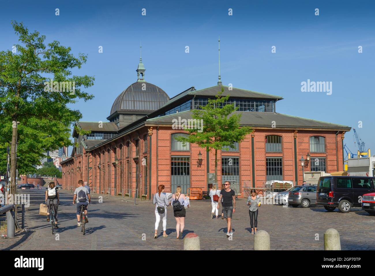 Fish Auction Hall, Grosse Elbstrasse, Altona, Hamburg, Germany Stock ...