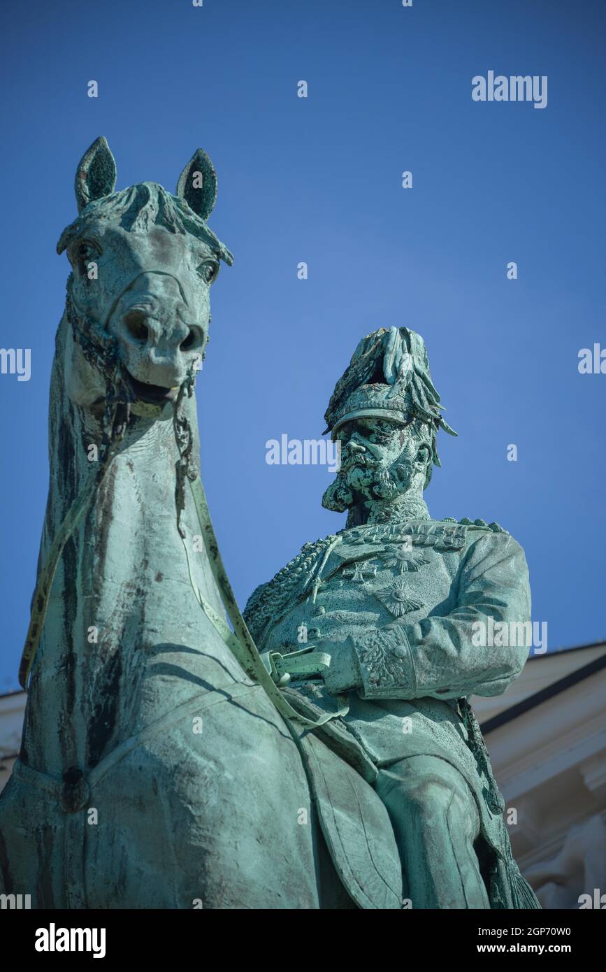 Emperor wilhelm monument rider statue hi-res stock photography and ...