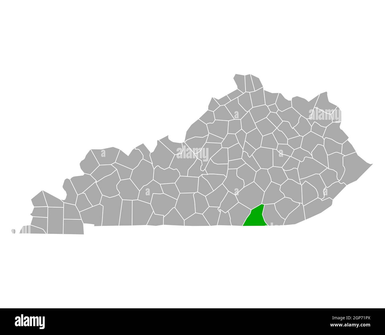 Map of mccreary hi-res stock photography and images - Alamy
