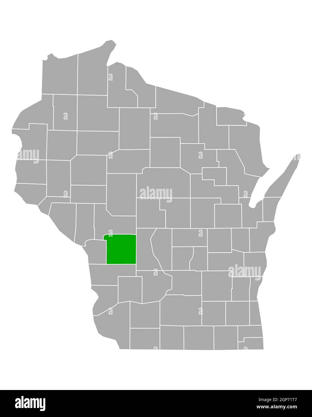 Map of monroe wisconsin hi-res stock photography and images - Alamy