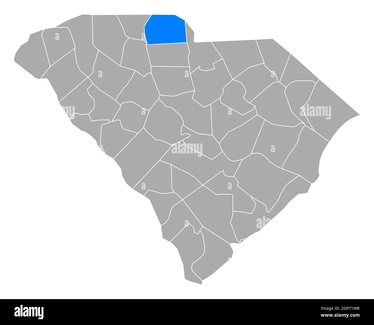 Map of York in South Carolina Stock Photo - Alamy
