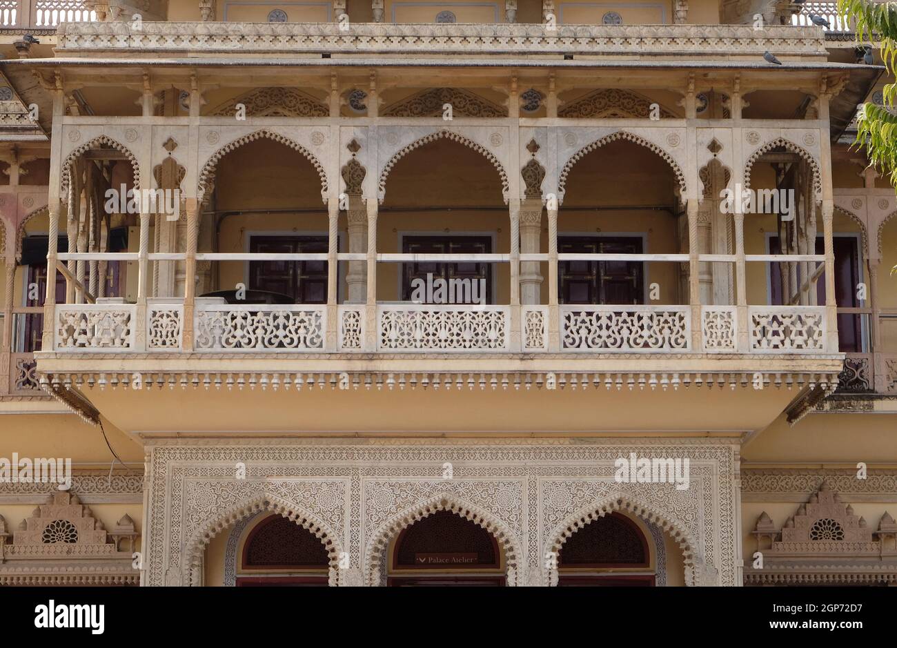 Mubarak Mahal at the City Palace, a palace complex in Jaipur, Rajasthan ...