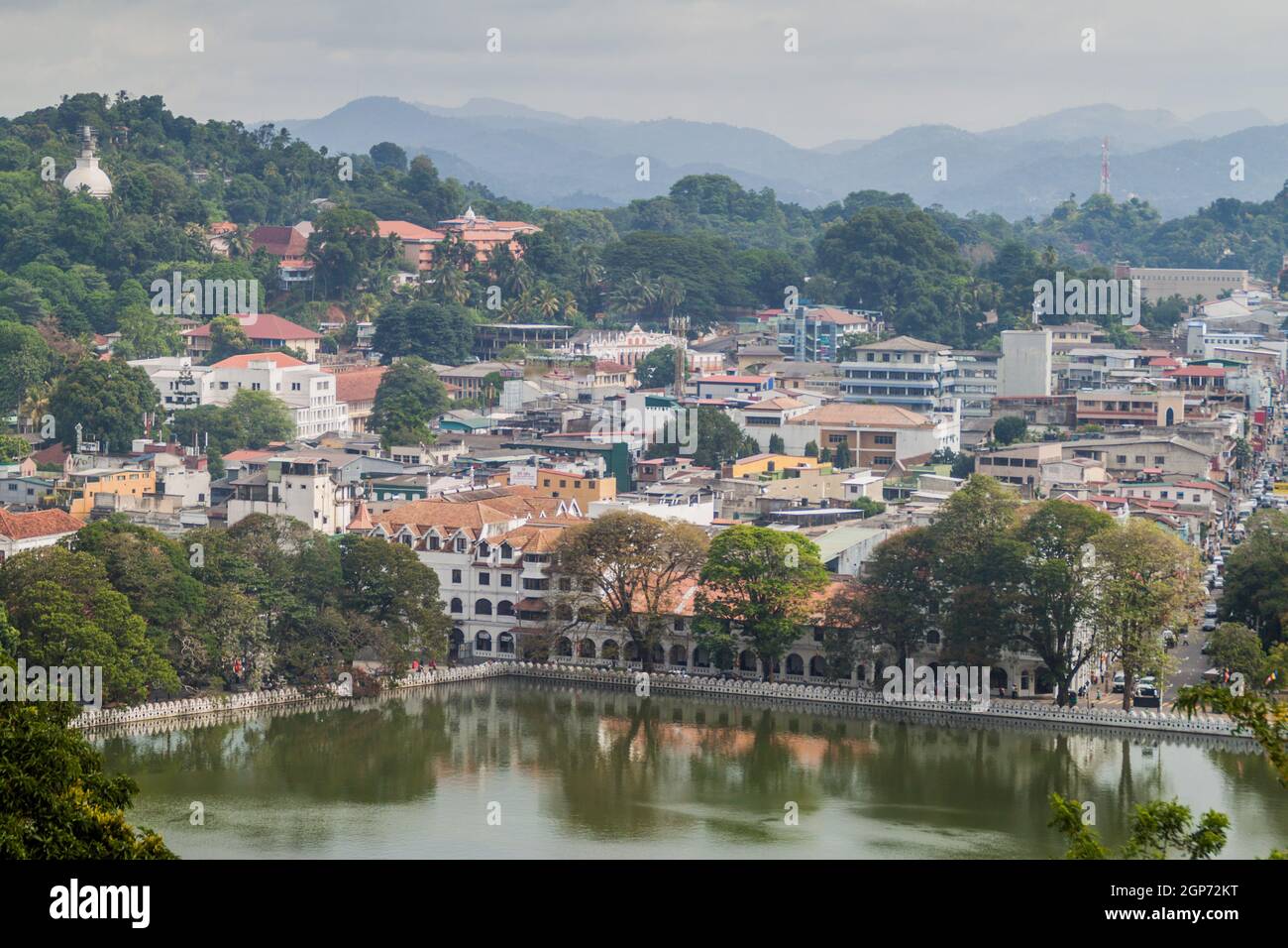 Aerial view of Kandy, Sri Lanka Stock Photo - Alamy