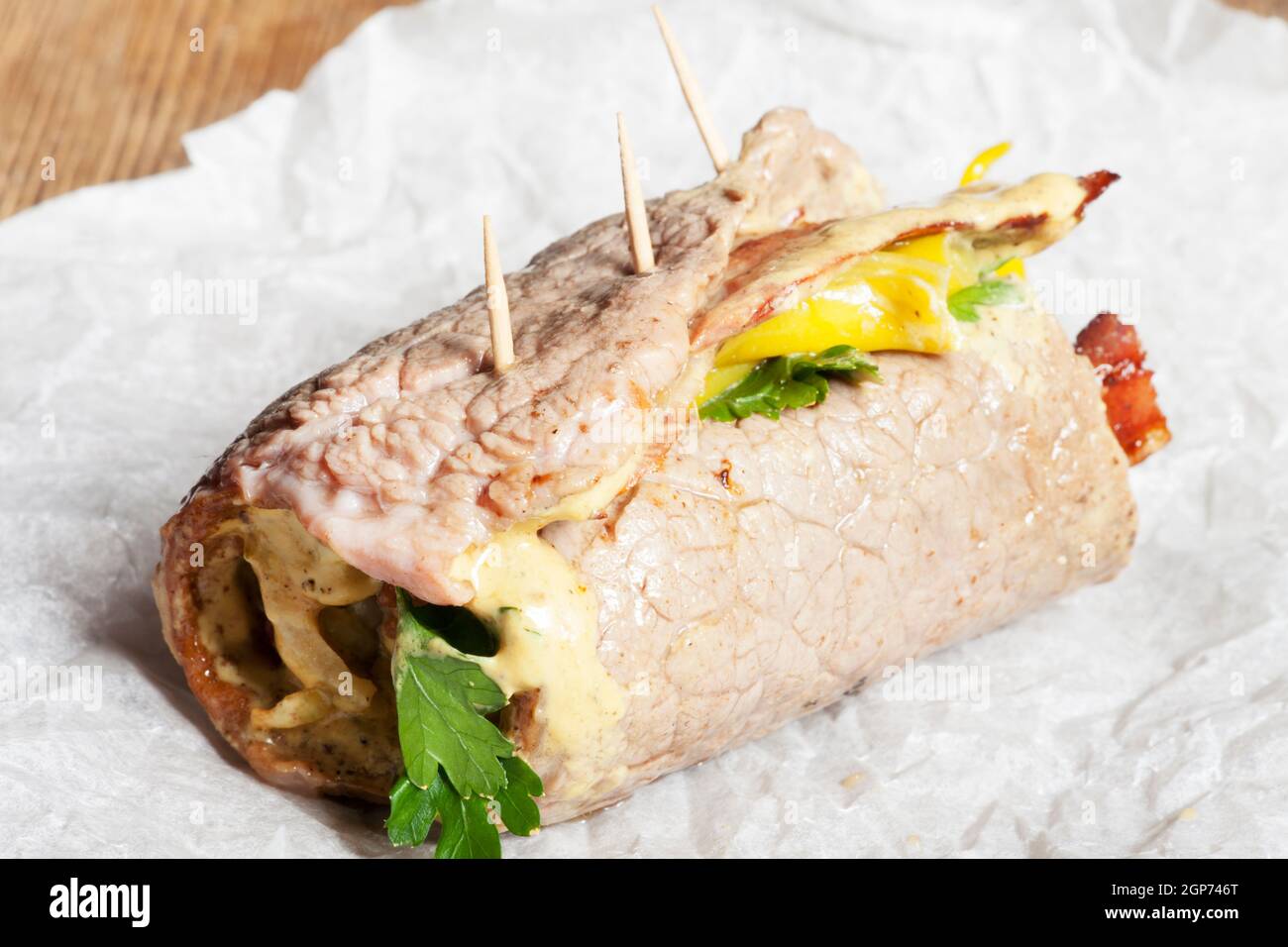 Roulade gravy hi-res stock photography and images - Alamy