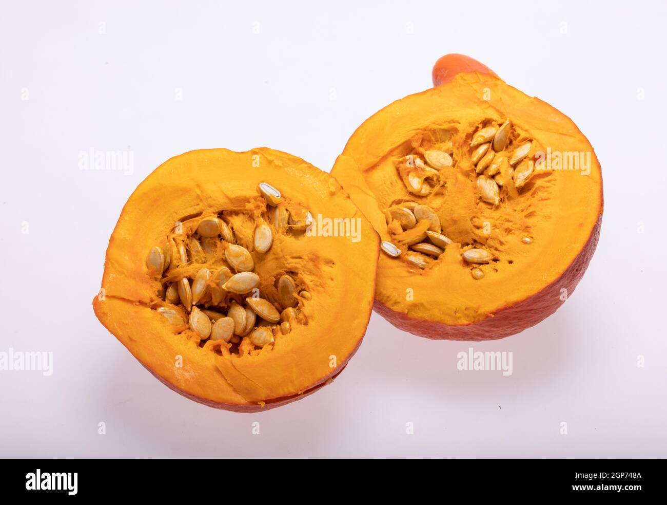 Yellow pumpkin vegetable isolated on white background Stock Photo - Alamy