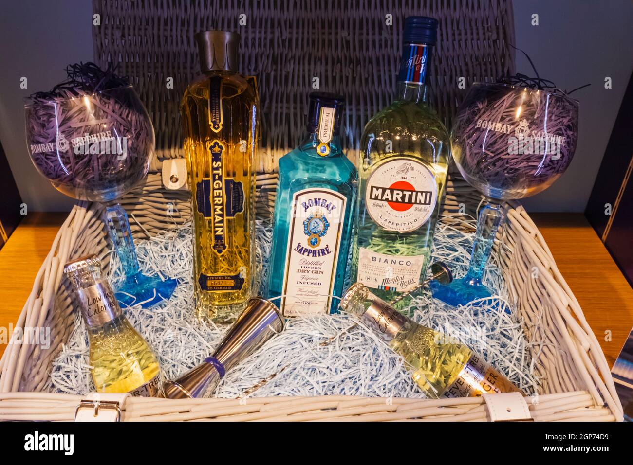 England, Hampshire, Laverton, Bombay Sapphire Gin Distillery, Retail ...