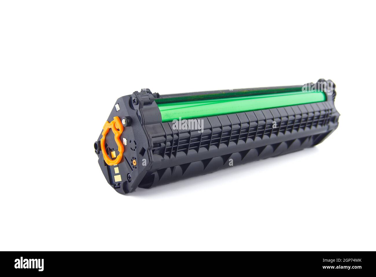 Toner cartridge for laser printer isolated on white background Stock ...