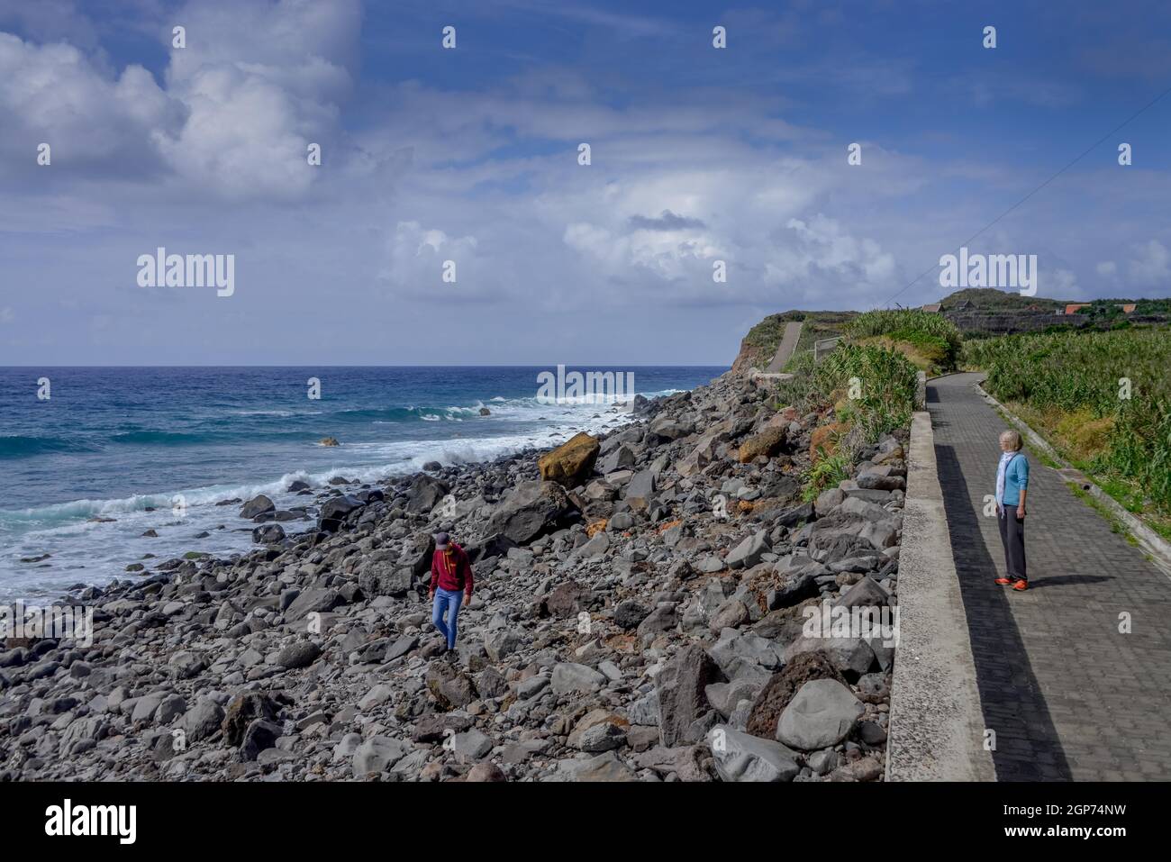 Faja Quebrada Nova, Achadas da Cruz, Madeira, Portugal Stock Photo - Alamy