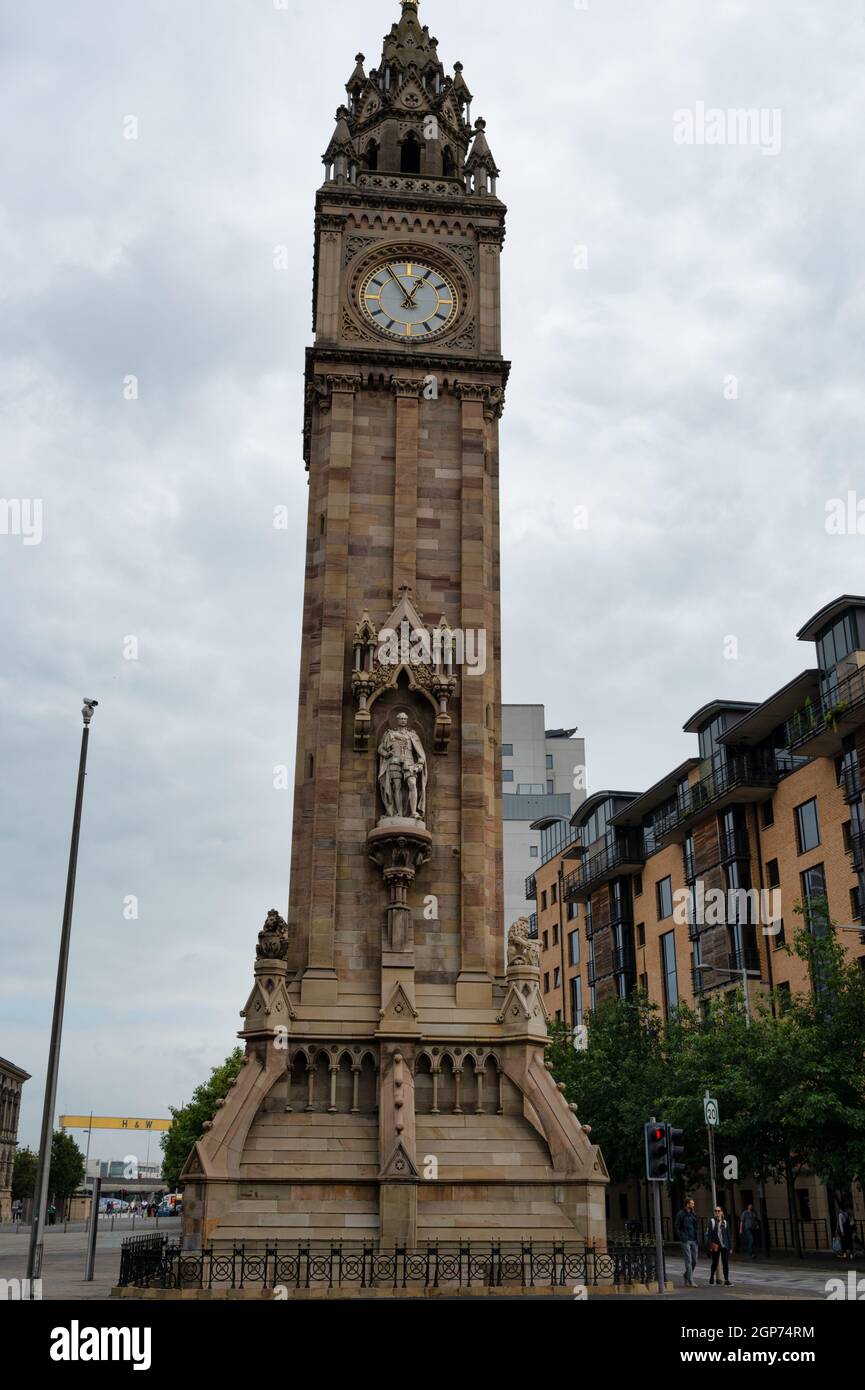 Belfast, N.Ireland- Sept 4, 2021: The famous Belfast landmark of ...