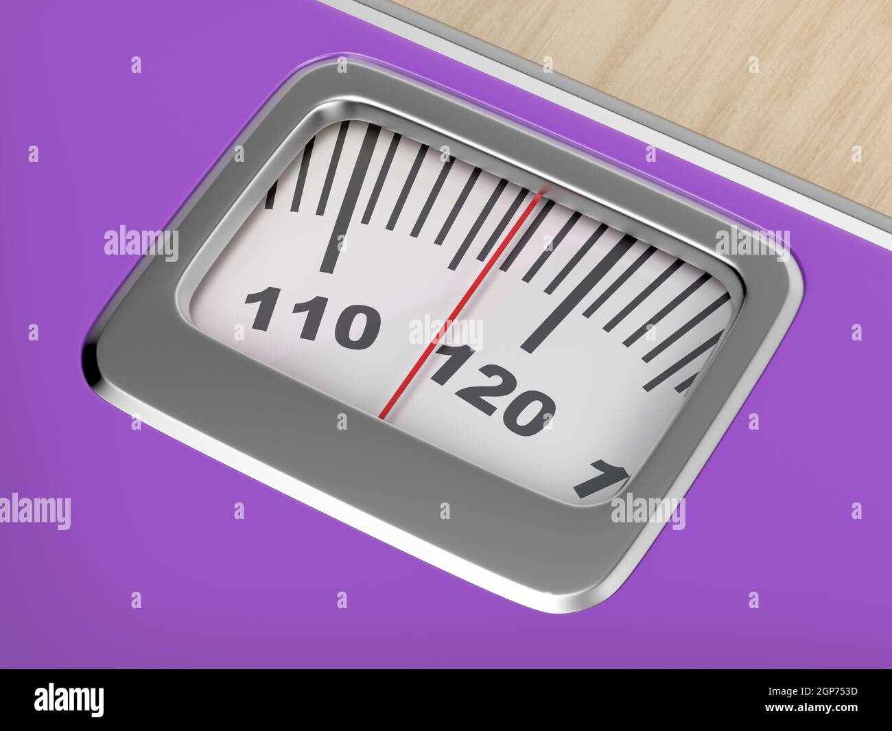 Concept image of overweight with mechanical weighing scale Stock Photo ...