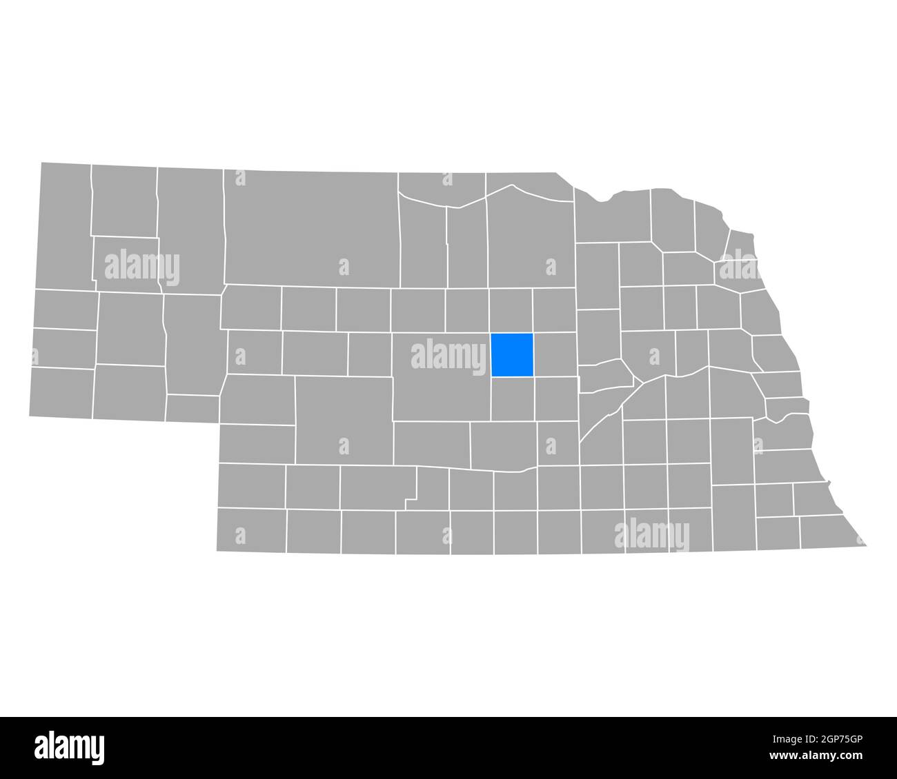 Nebraska valley map hi-res stock photography and images - Alamy