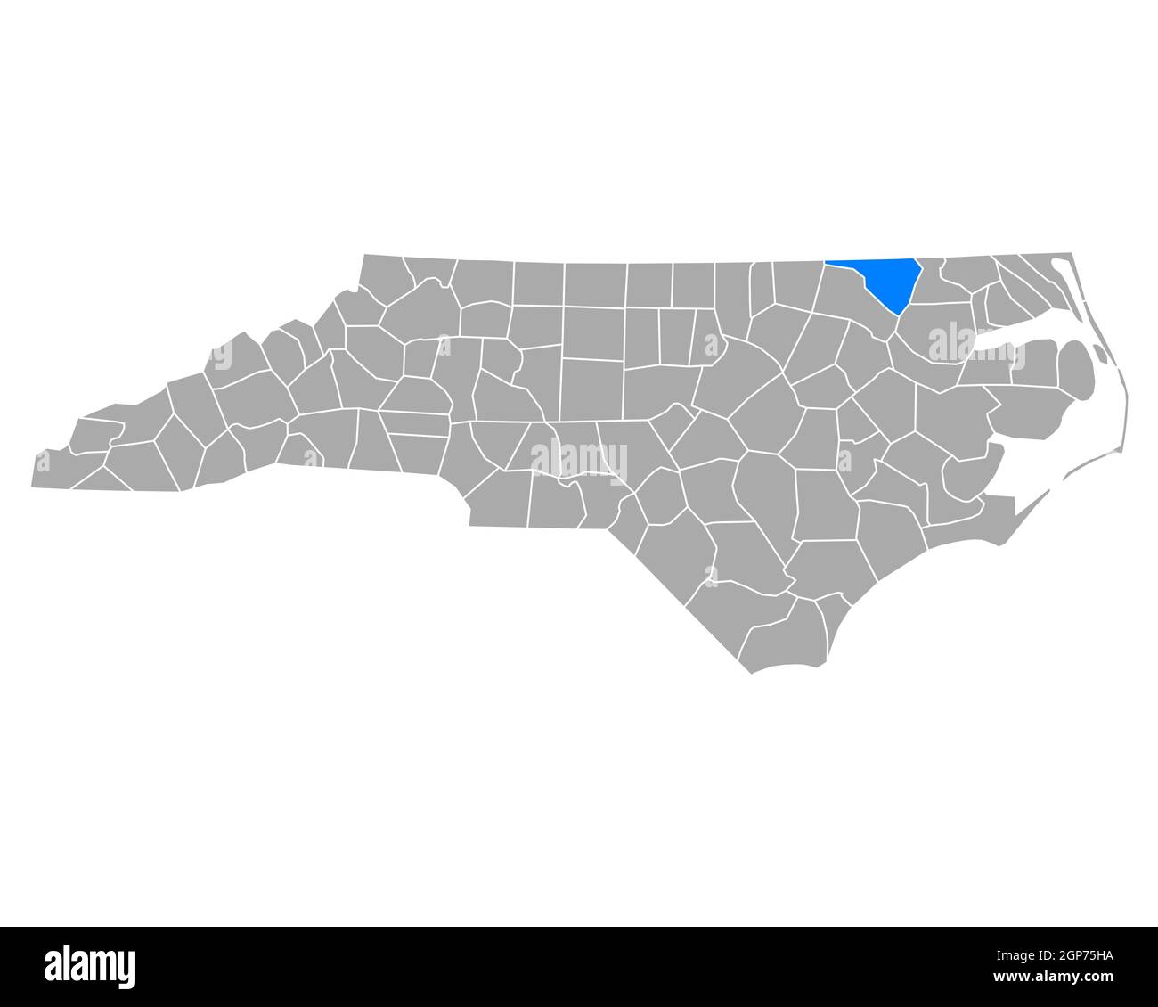 Map of Northampton in North Carolina Stock Photo - Alamy