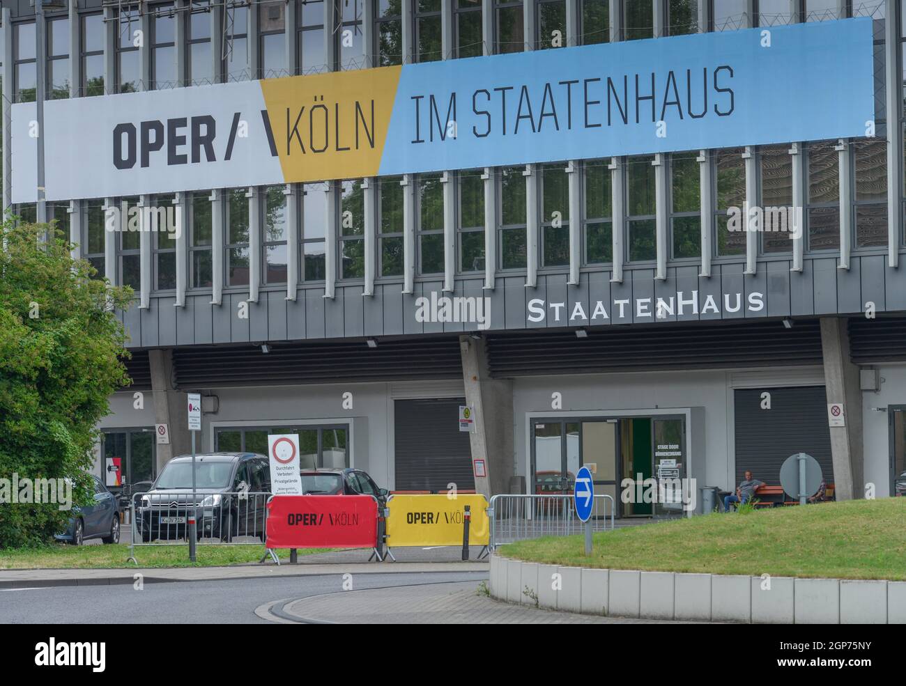 Opera House, Staatenhaus, Rheinparkweg, Deutz, Cologne, North Rhine ...