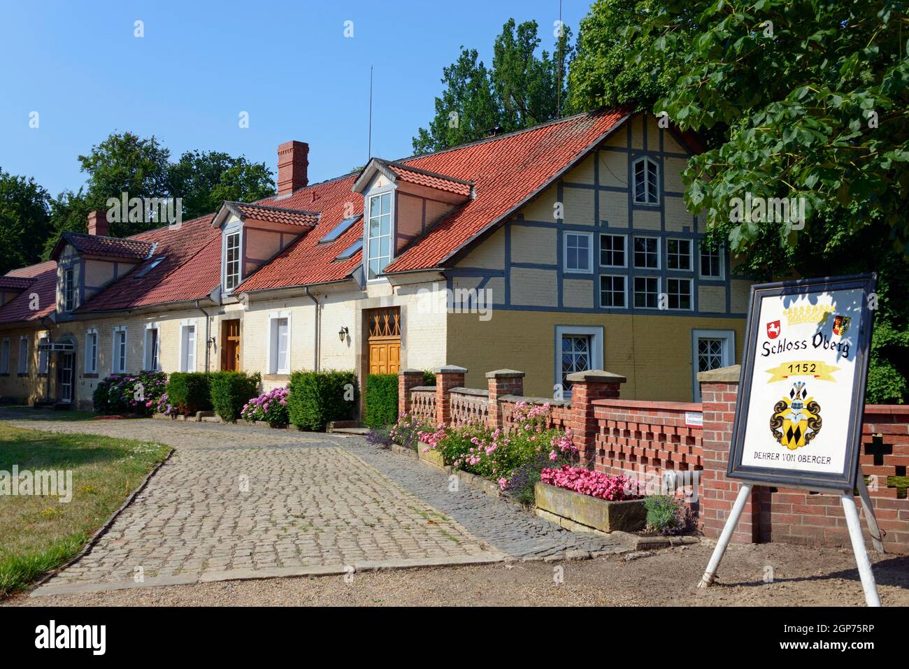 Manor, Oberg, Ilsede, Lower Saxony, manor, castle, Germany Stock Photo ...