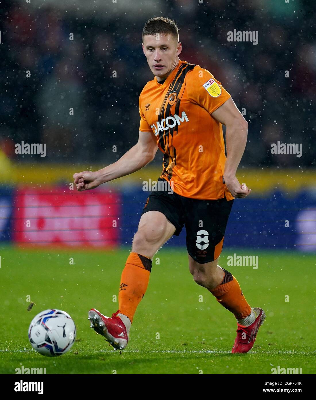 Hull City's Greg Docherty in action during the Sky Bet Championship ...