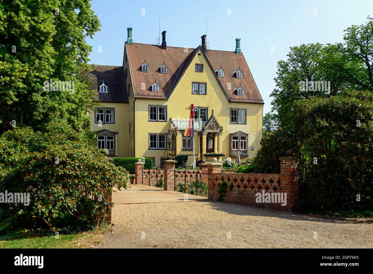 Manor house, manor, Oberg, Ilsede, Lower Saxony, manor, castle, Germany ...
