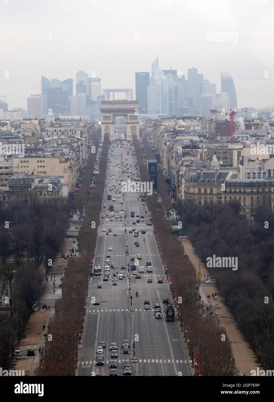 Avenue des Champs-Elysees in Paris, France Stock Photo - Alamy