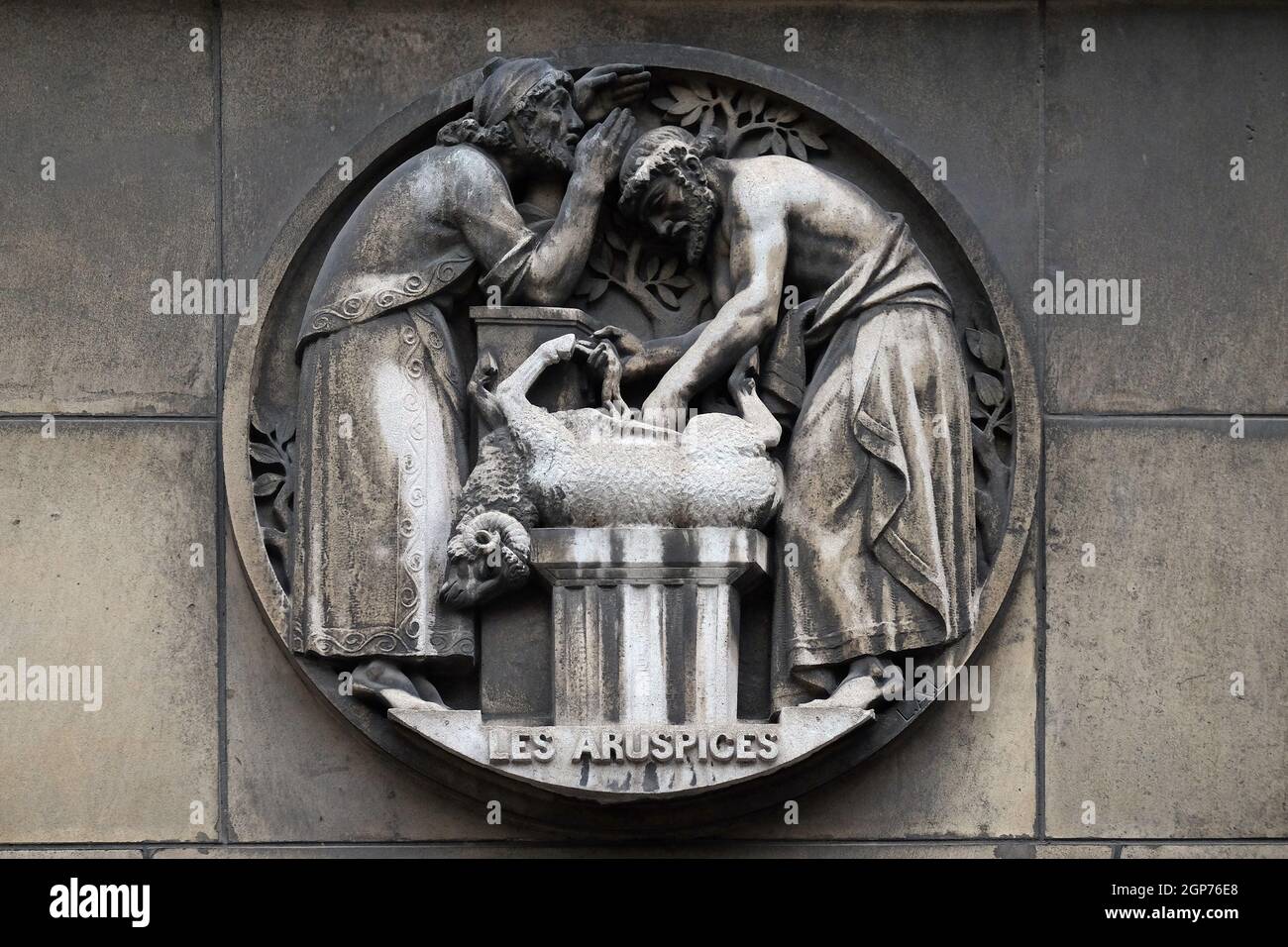 Aruspices, a priest in ancient Rome who practiced divination by the ...