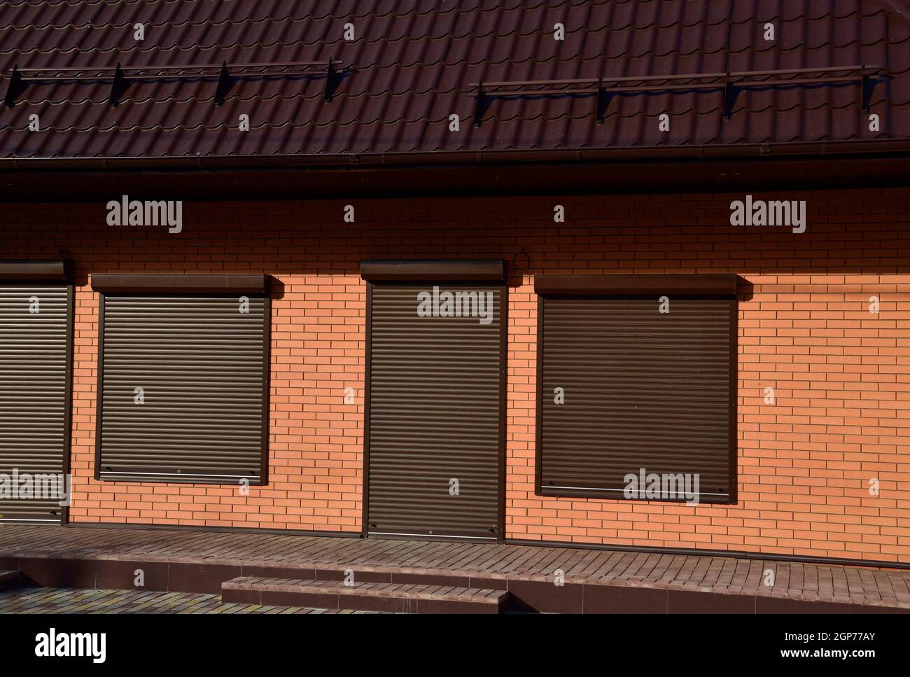 Corrugated Metal Shutters High Resolution Stock Photography and Images ...