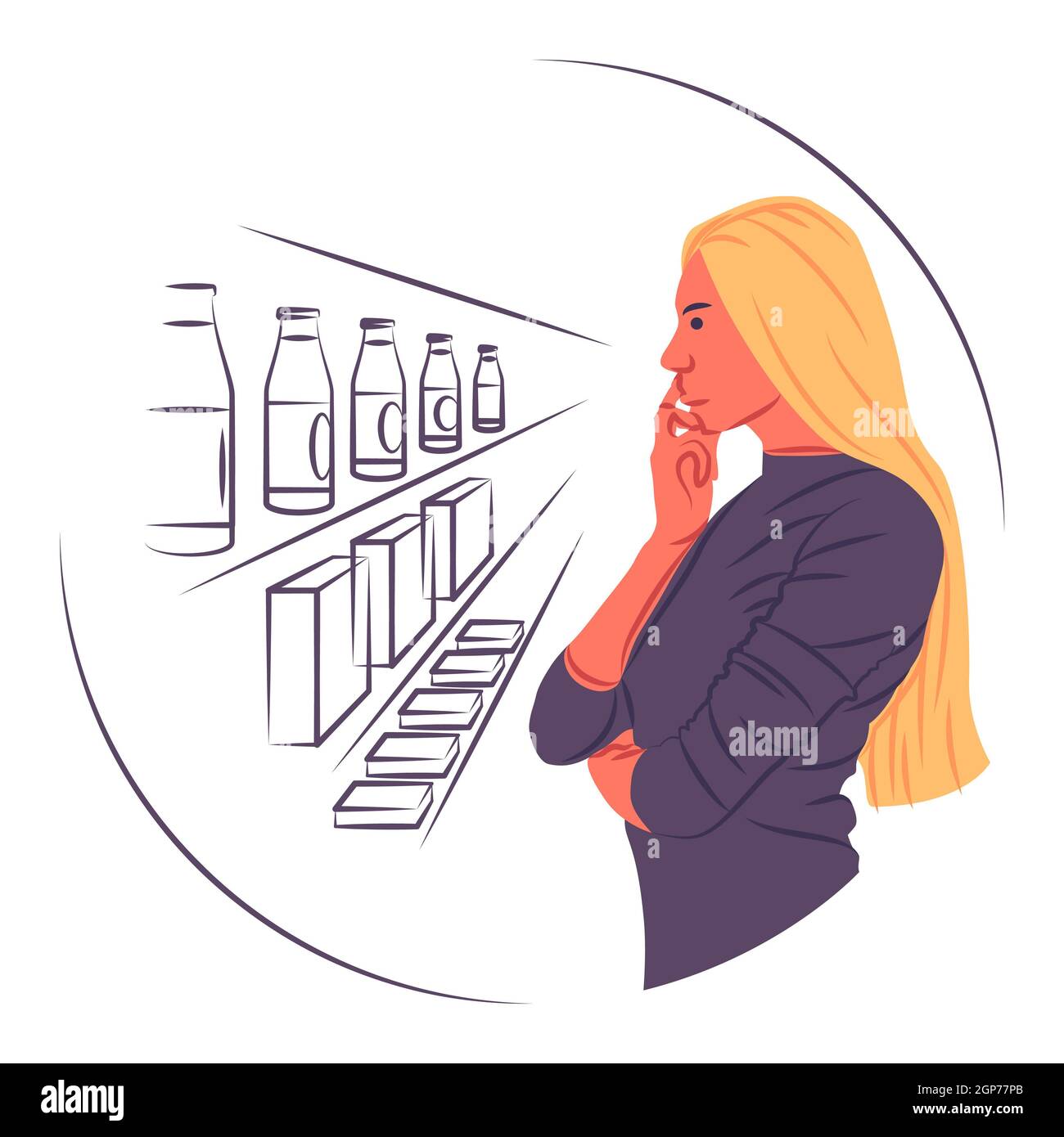 Vector illustration in graphic style Stock Photo - Alamy