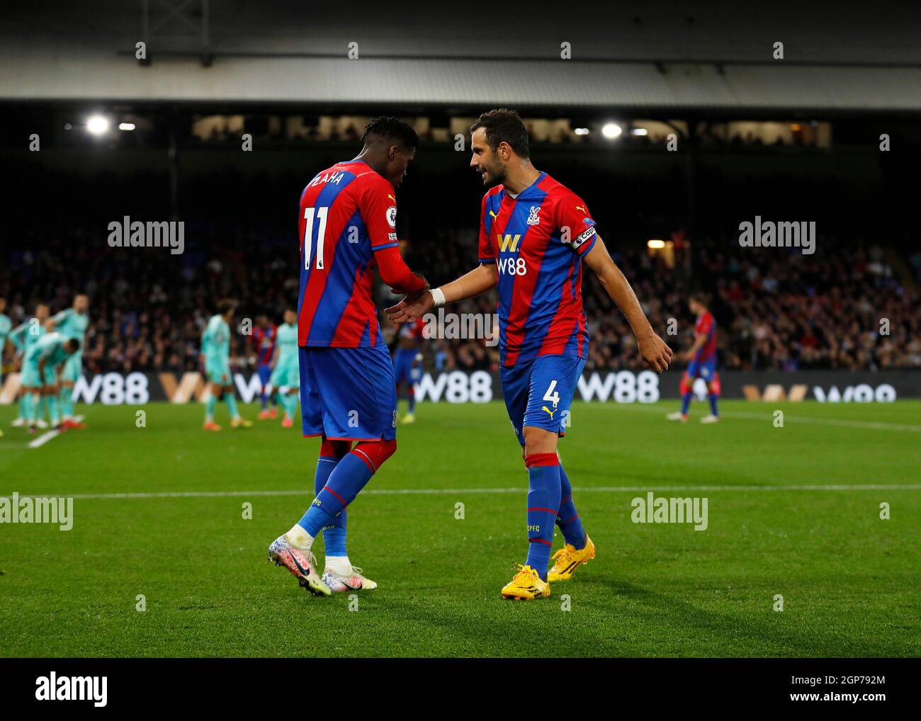 27th September 2021; Selhurst Park, Crystal Palace, London, England ...